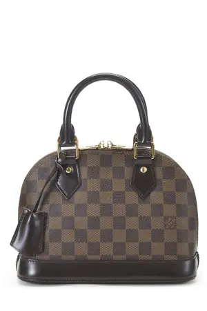 LOUIS VUITTON Damier Ebene Alma - Brown