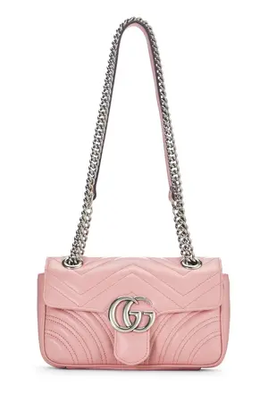 Gucci Leather Shoulder Bag - Pink