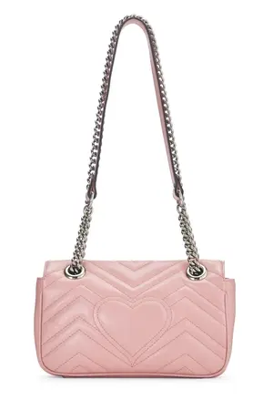 Gucci Leather Shoulder Bag - Pink