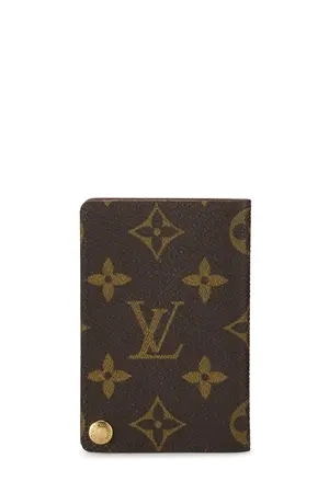 LOUIS VUITTON Monogram Canvas Pression Card Holder