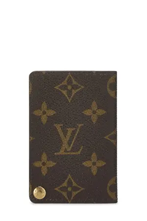 LOUIS VUITTON Monogram Canvas Pression Card Holder