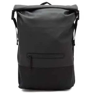 Rains Trail Rolltop Backpack - Black