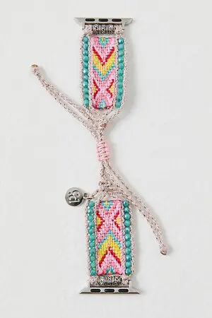 CAPE DIABLO Cape Diablo Friendship Bracelet Apple Watch Band Pink Lemonade