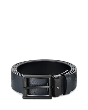 Montblanc Reversible Leather Belt - Black