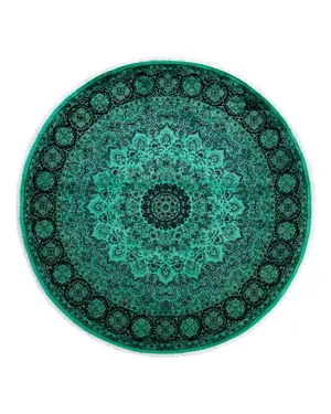Bloomingdale'S Fine Vibrance M1214 Round Area Rug, 7'1 X 7'1