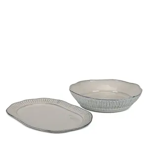 BIA CORDON BLEU Colonnade 2-piece Serve Set - Cream