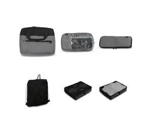 BARMES Wheeled Carry-on Suitcase With Gym Bag And Packing Cubes