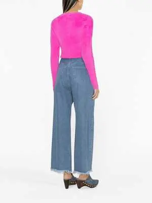 Jacquemus La Maille Logo-charm Cropped Knitted Cardigan