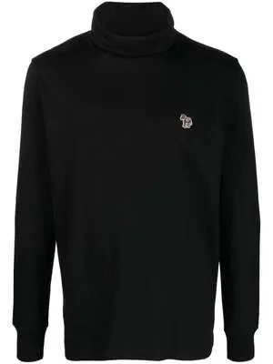 Paul Smith Zebra-patch Roll-neck Jumper