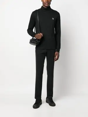 Paul Smith Zebra-patch Roll-neck Jumper