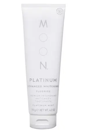 MOON Platinum Advanced Teeth Whitening Fluoride Toothpaste - Ivory