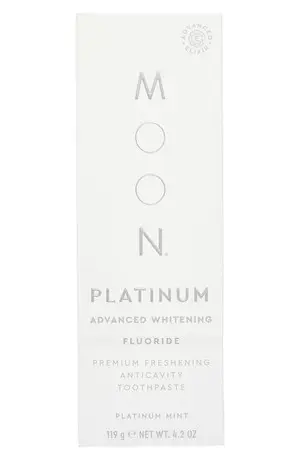 MOON Platinum Advanced Teeth Whitening Fluoride Toothpaste
