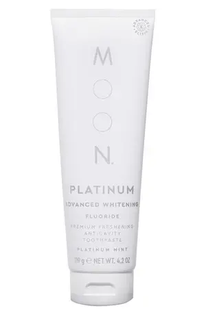 MOON Platinum Advanced Teeth Whitening Fluoride Toothpaste