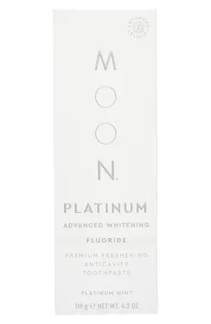 MOON Platinum Advanced Teeth Whitening Fluoride Toothpaste