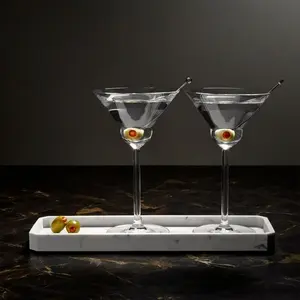 NUDE GLASS Vintage Rounded Martini Glasses, Set Of 2