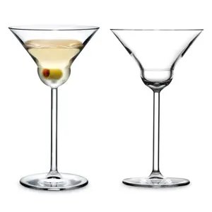 NUDE GLASS Vintage Rounded Martini Glasses, Set Of 2