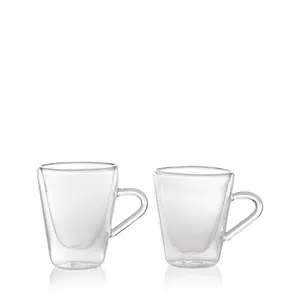 LUIGI BORMIOLI Thermic Espressino Cup, Set Of 2 - Clear