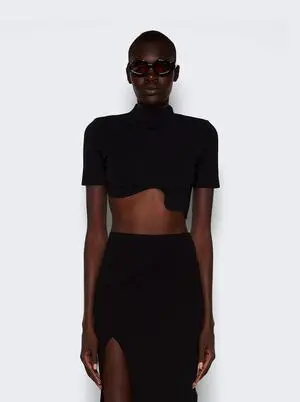 Christopher Esber Christopher Esber Maparadita Cropped Top Black