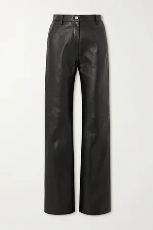 Magda Butrym Leather Wide-leg Pants