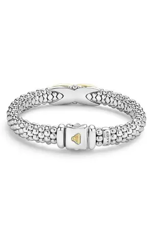 Lagos Embrace Beaded Bracelet - Metallic