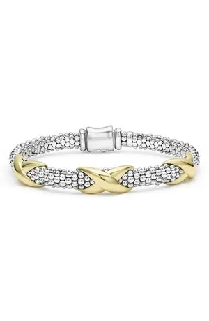 Lagos Embrace Station Bracelet - Metallic
