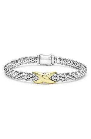 Lagos Embrace Beaded Bracelet - Metallic