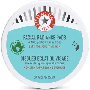 FIRST AID BEAUTY Facial Radiance Pads With Glycolic & Lactic Acids - No Color