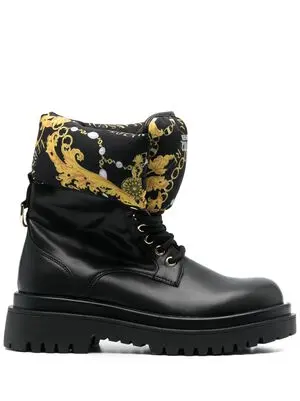Versace Logo-print Boots