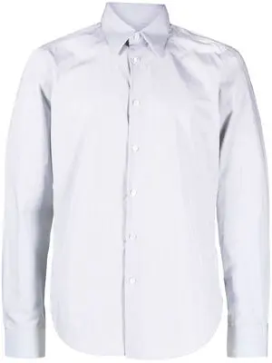 LANVIN Grid-pattern Cotton Shirt