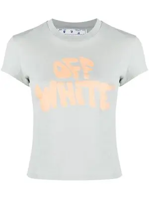 Off-White Logo-print Cotton T-shirt