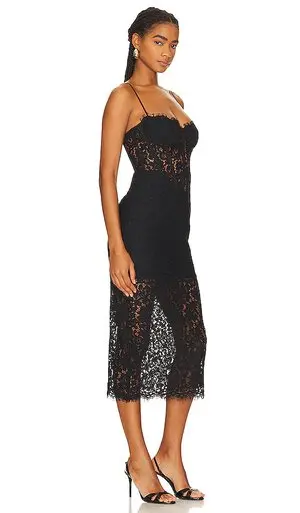 Bardot Olina Corset Midi Dress