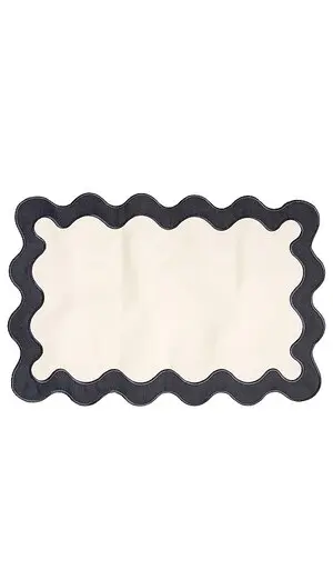 BUSINESS & PLEASURE Placemat Set Of 4 In Ivory - Riviera White