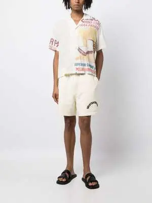 BODE Whatshisname Logo Cotton Track Shorts