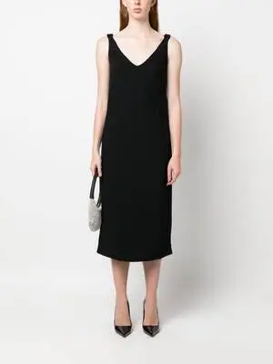 N°21 Ruched-strap Midi Dress