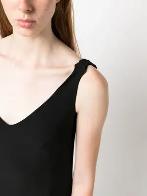 N°21 Ruched-strap Midi Dress