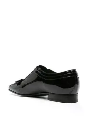 Gucci Gg-panel Patent-finish Loafers