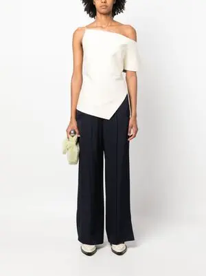 JIL SANDER Wide-leg Trousers - Blue
