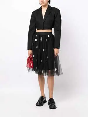 JNBY Polka-dot A-line Skirt