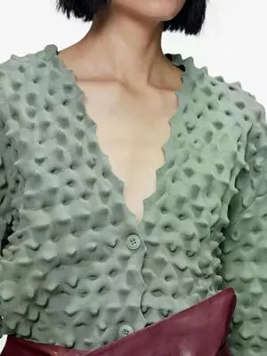 JNBY V-neck Cropped Cardigan