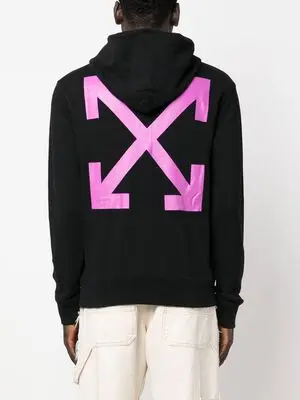 Off-White Caravaggio Print Cotton Hoodie