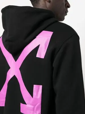 Off-White Caravaggio Print Cotton Hoodie