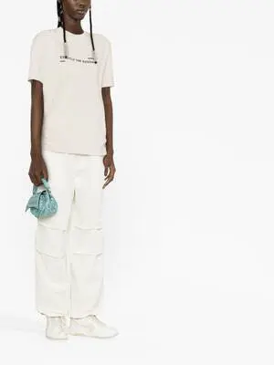 Off-White Exactly The Opposite-print T-shirt - Grey