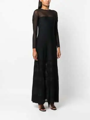 Ralph Lauren Semi-sheer Maxi Dress