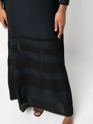 Ralph Lauren Semi-sheer Maxi Dress