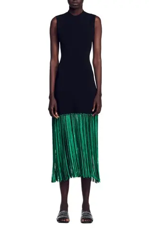 Sandro Bambie Fringe Dress
