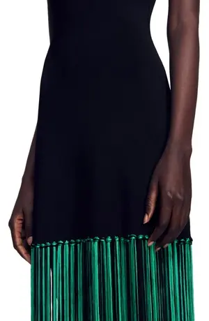 Sandro Bambie Fringe Dress