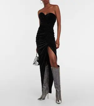Alexandre Vauthier Metallic Knee-high Boots - Silver