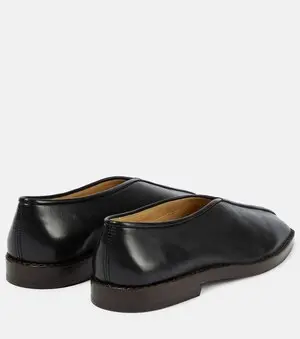 LEMAIRE Piped Leather Loafers
