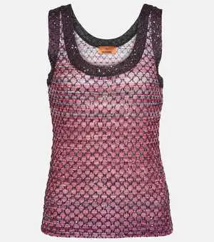 Missoni Sequined Lamé Top