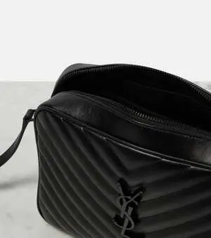 Saint Laurent Lou Camera Leather Shoulder Bag - Black